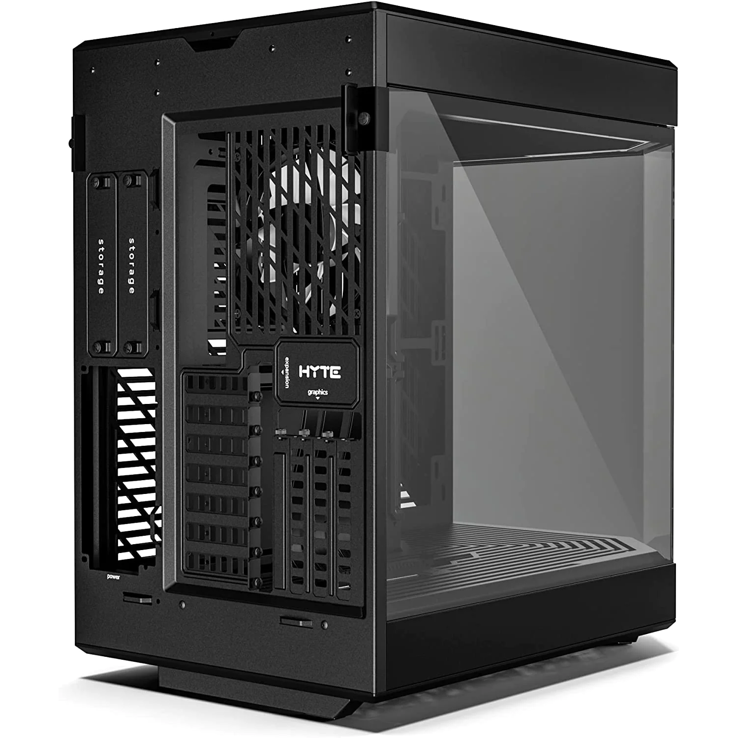 HYTE Y60 DUAL CHAMBER ATX PC CASE - BLACK - SPECIAL OFFER | Falcon Computers